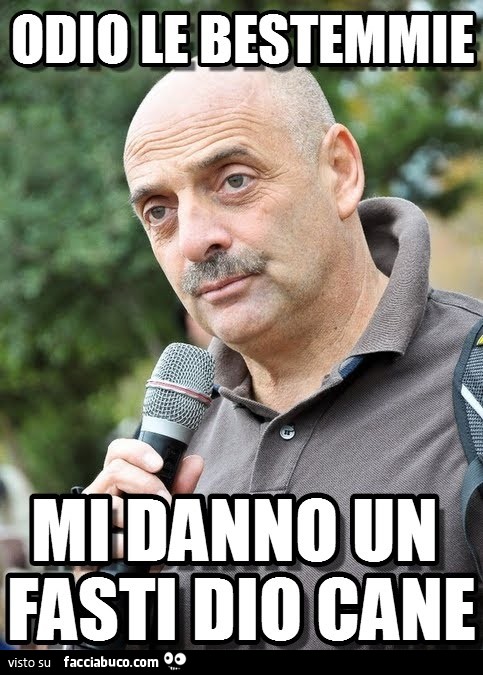 Paolo Brosio: odio le bestemmie, mi danno un fasti dio cane ...