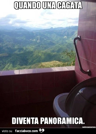 Quando una cagata diventa panoramica - Facciabuco.com