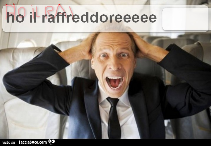 Ho il raffreddore - Facciabuco.com